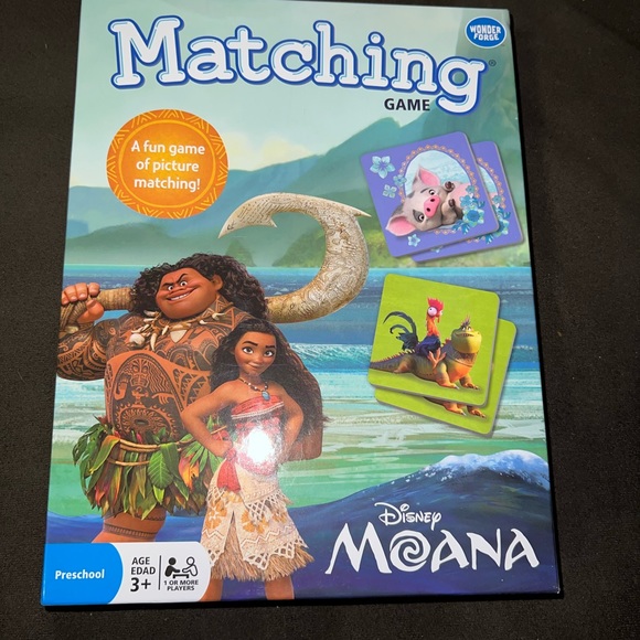 Wonder Forge | Toys | Solddisney Moana Matching Game | Poshmark